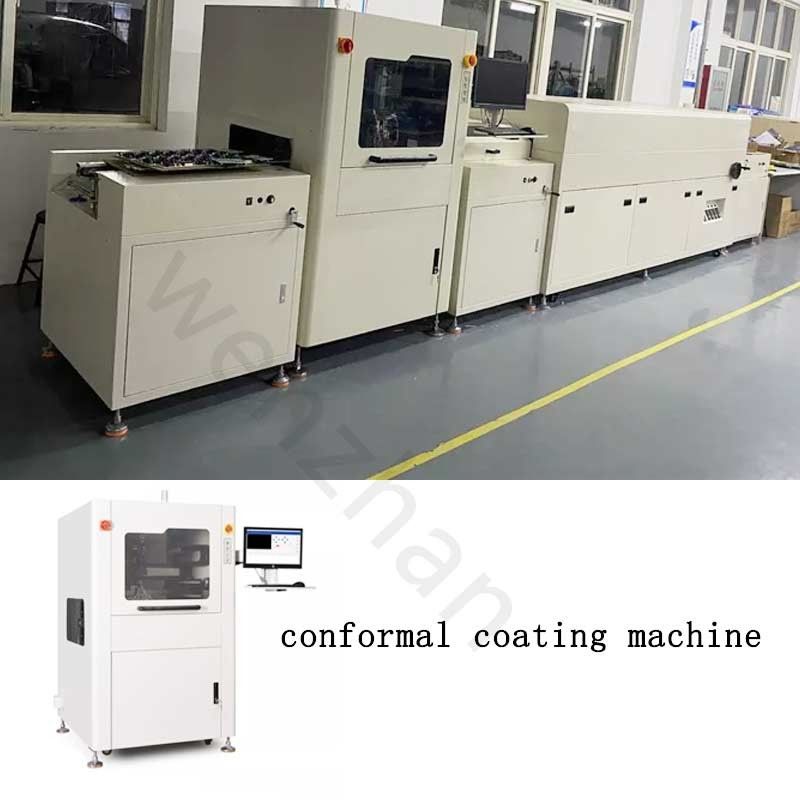 Automated SMT Line Machine PCB Three Axis Conformal Coating Inspection ...