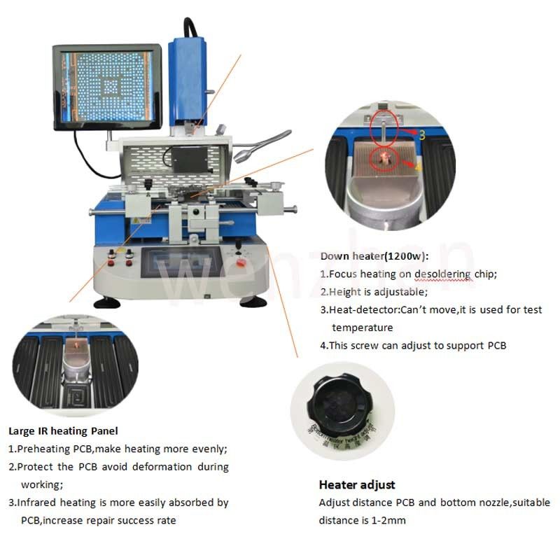 high-precision Smt Pcb Line Machine Smd Bga Rework Station
