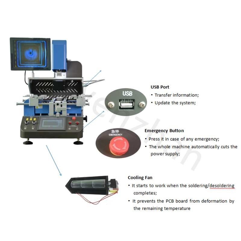 Smd Rework Station Welding Equipment BGA Rework Station