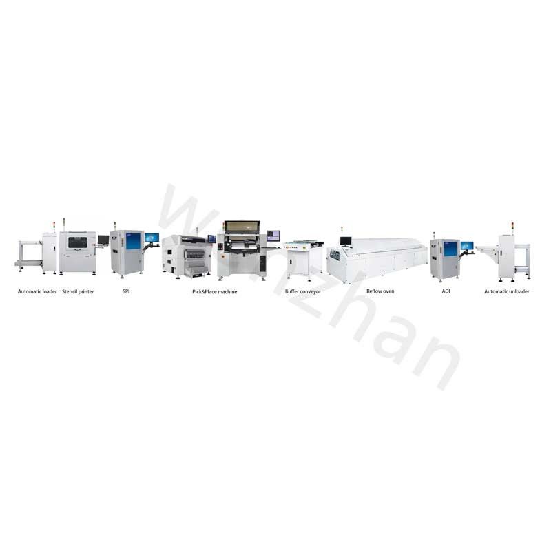 Automatic pick and place machine reflow oven pcb printer SMT Assembly ...