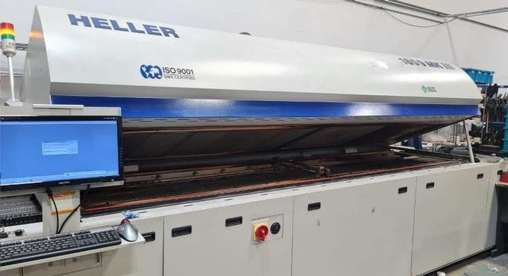 1250mm Height Heller Reflow Oven , 1809 MKIII Hot Air Reflow Oven