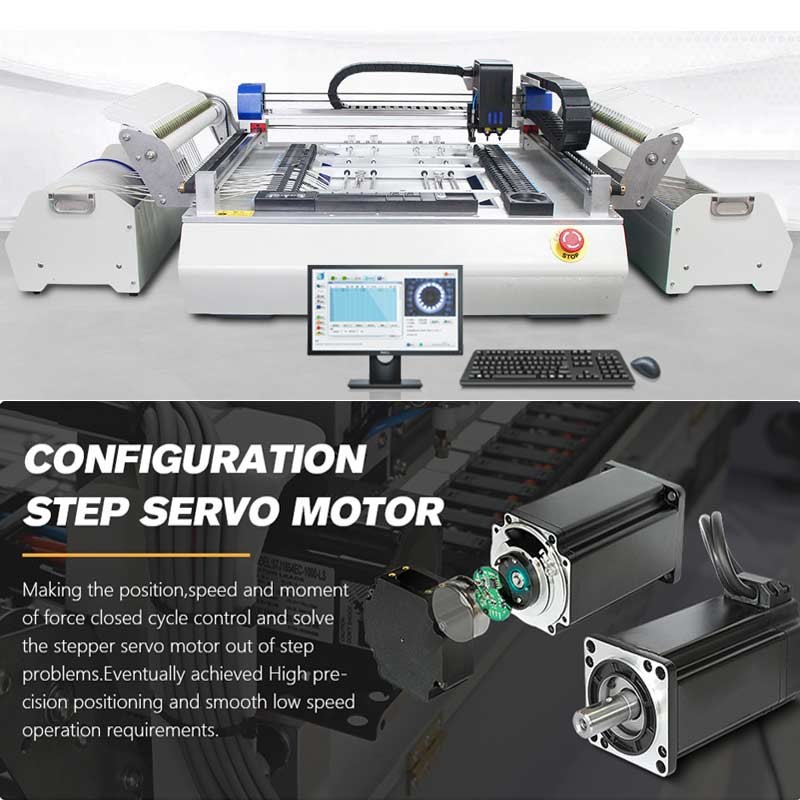 SMT Assembly line Automatic MIN Desktop Pick and Place Machine