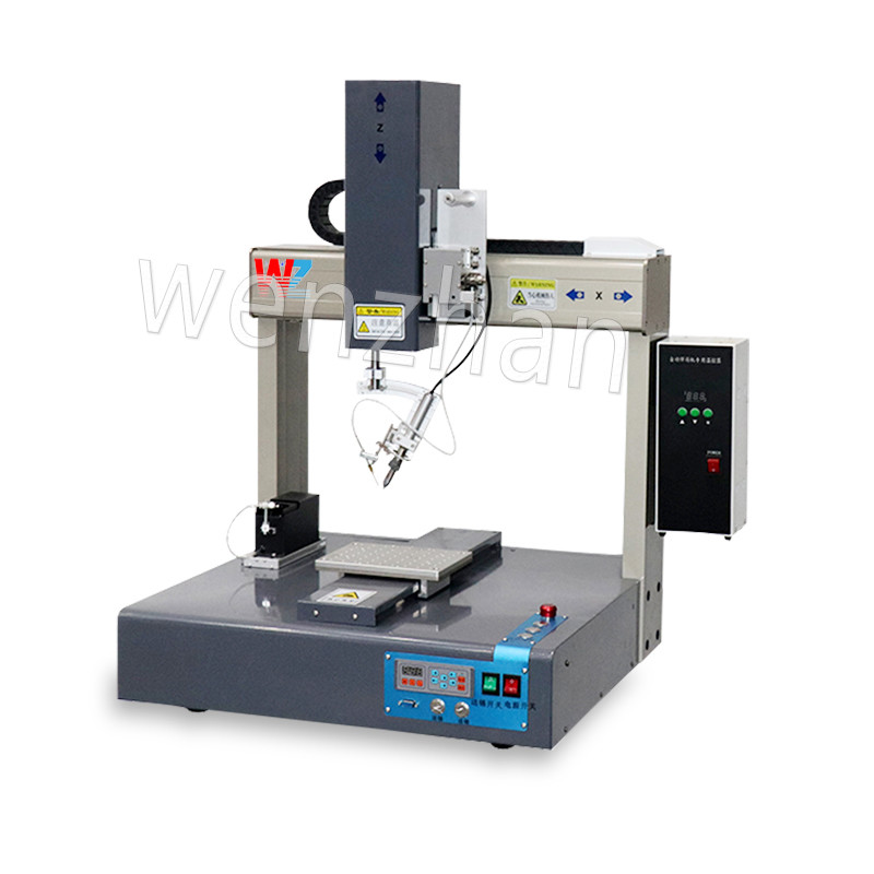 Single Head Robotic Iron Station Solder 5 Axis Desktop PCB Soldering ...