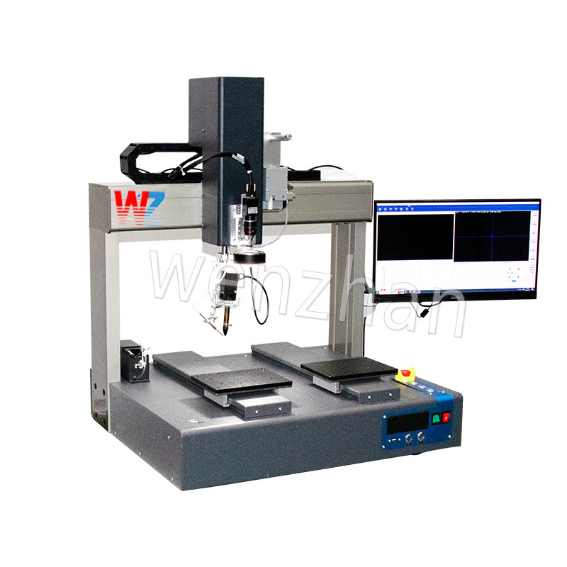 Dual Head 5 Axis Desktop Robotic Iron Station Solder PCB Soldering ...