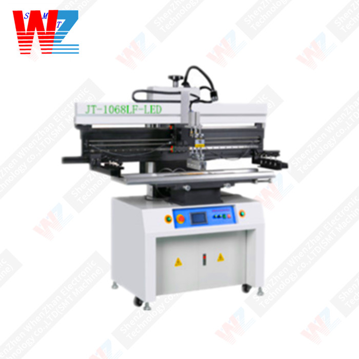 SMT 100W 6kg/Cm Semi Automatic Screen Printing Machine